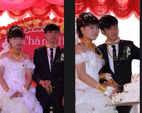 Điểm mặt những đám cưới dát vàng, rước dâu bằng mô tô, siêu xe khủng ...