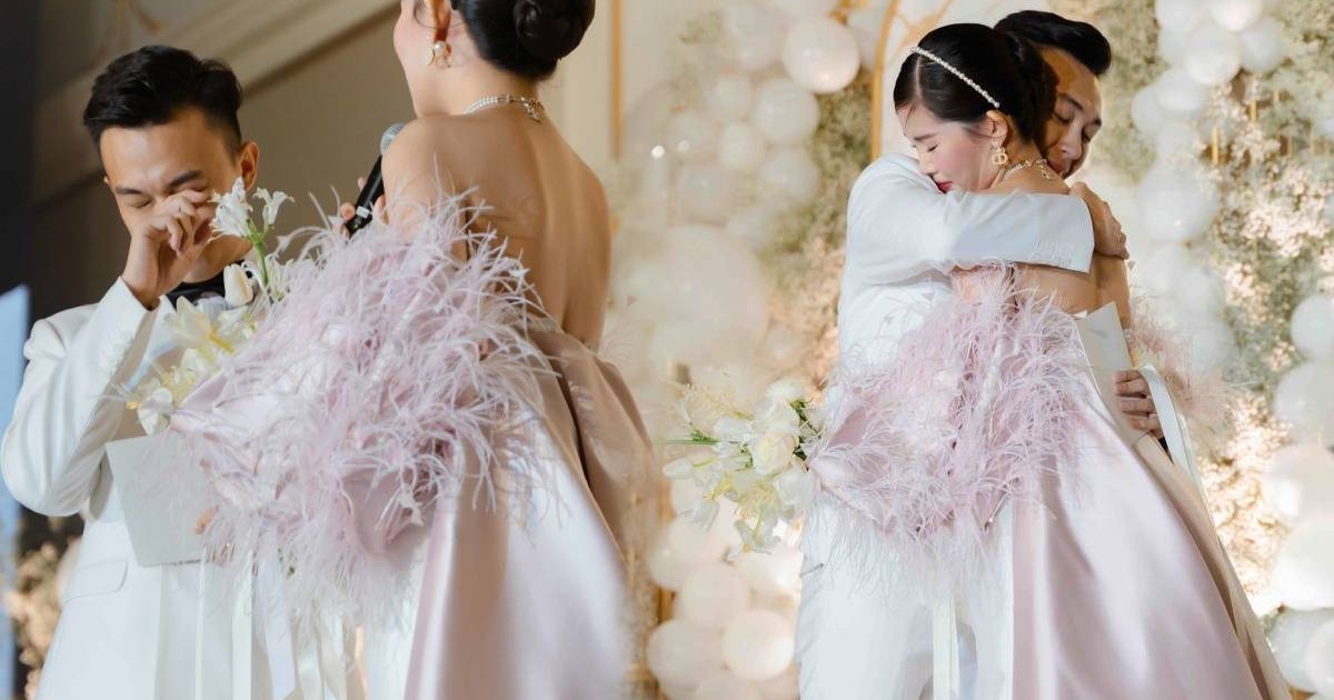 Khung cảnh đầy xúc động trong đám cưới đẹp như mơ của Lê Âu Ngân Anh và Phan Tô Ny - Tinmoi