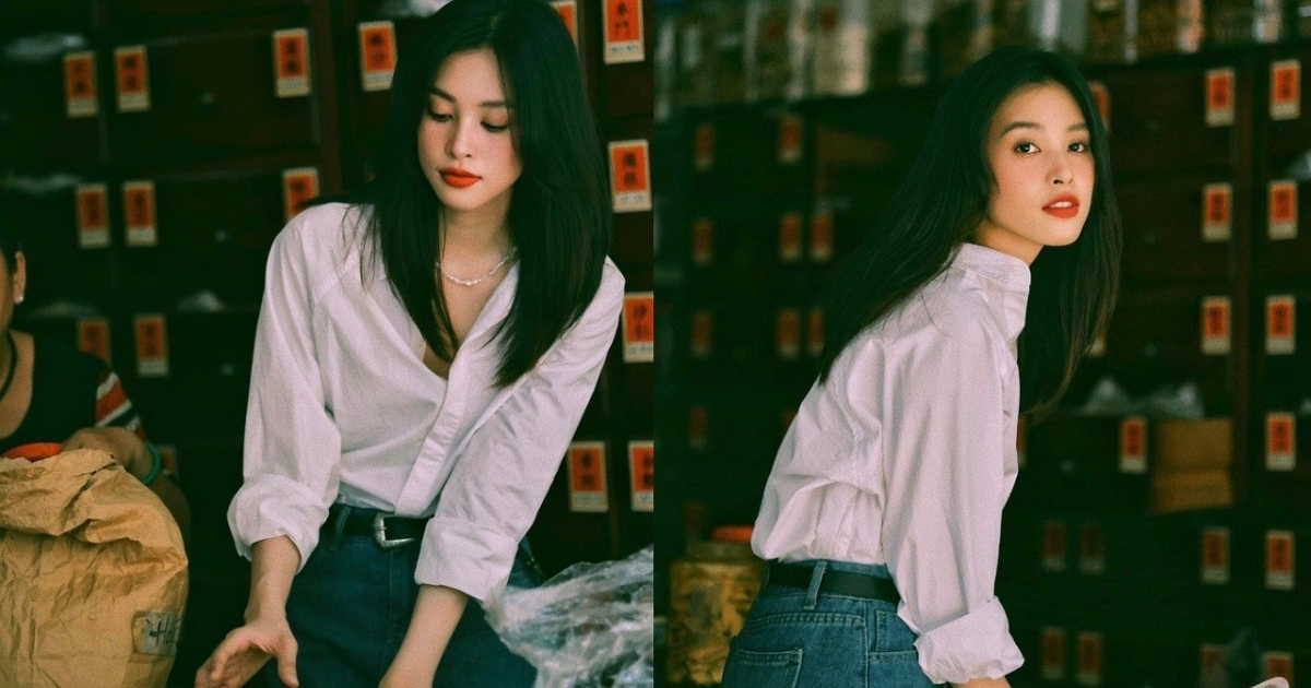 Vào vai mỹ nhân bán thuốc, HH Tiểu Vy tiếp tục gây thương nhớ với loạt ảnh đậm chất 'Hong Kong ...