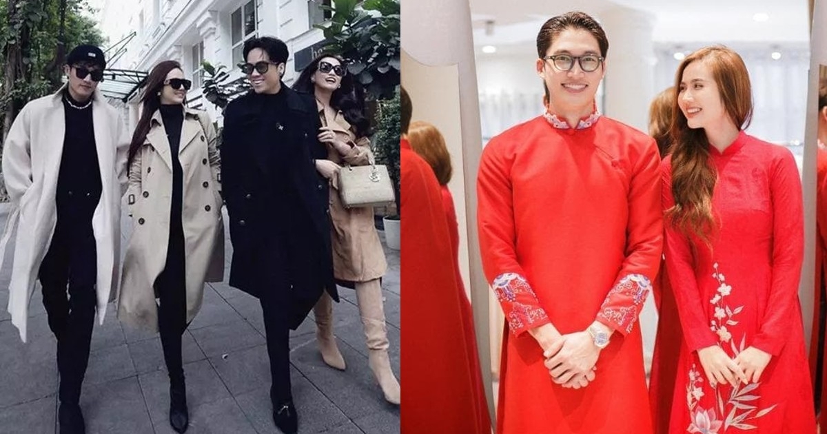 Đình Tú - Huyền Lizzie diện đồ tone sur tone sau màn hôn nhau ngọt lịm ...