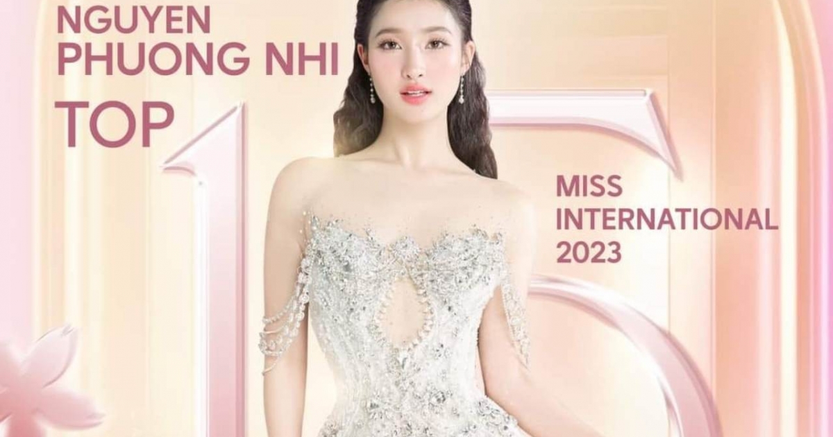 Phương Nhi là nàng hậu Việt Nam duy nhất lọt top bình chọn Gương mặt đẹp nhất năm 2023 - Tinmoi