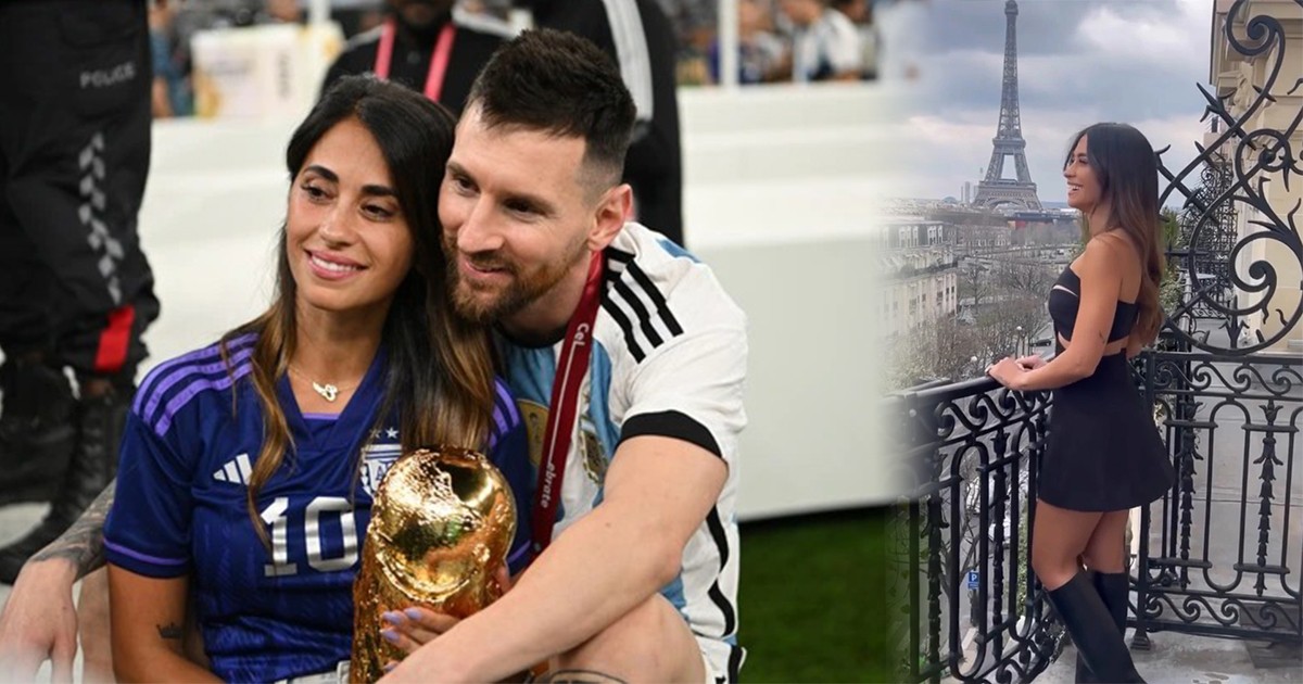 Vợ Messi khoe thân hình quyến rũ tại tuần lễ thời trang Paris - Tinmoi