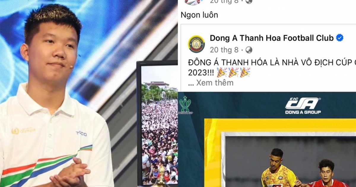 Quán quân Olympia Lê Xuân Mạnh là Fan cứng MU, lấy Siêu Cup QG làm niềm ...