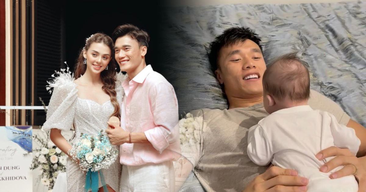 Lụi tim với khoảnh khắc thủ thành Bùi Tiến Dũng chăm quý tử cực chuyên nghiệp - Tinmoi