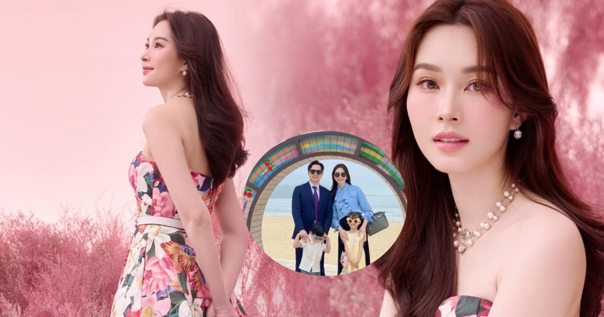 Hiếm hoi xả ảnh gia đình, HH Đặng Thu Thảo khiến dân tình trầm trồ chỉ qua chi tiết nhỏ, xứng ...